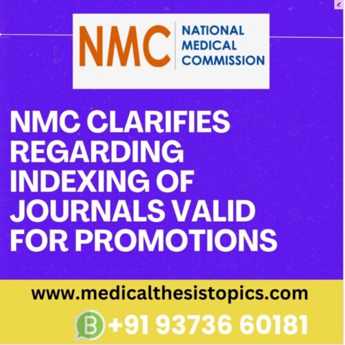 NMC Approved Medical Journals: Important Update.